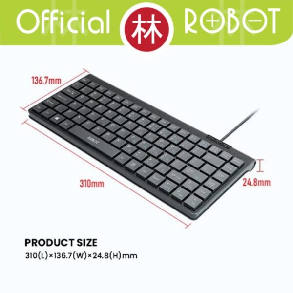 Keyboard Mini USB Robot RK10 Robot RK10 Mini USB Wired Keyboard Ultra ... Keyboard Mini USB Robot RK10 Robot RK10 Mini USB Wired Keyboard Ultra ...