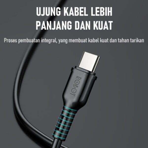 Kabel Type C Robot RBC100S Fast Charging Kabel USB Type C Tipe C Kabel ... Kabel Type C Robot RBC100S Fast Charging Kabel USB Type C Tipe C Kabel ...