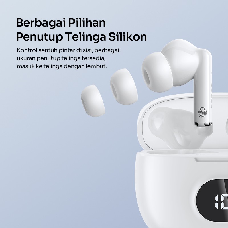 Robot Aibuds T70 TWS Deep Bass Display and 36H Play Time Airbuds ...