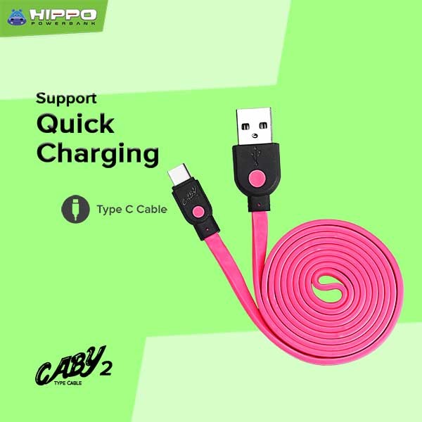 Kabel Charger Kabel Data Kabel Cas Type C Hippo CABY 2 200CM / 2M / 2 ... Kabel Charger Kabel Data Kabel Cas Type C Hippo CABY 2 200CM / 2M / 2 ...